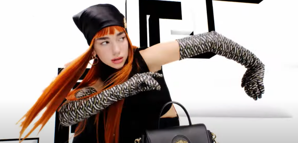 Versace Campaign - Dua Lipa | Lisa Eldridge