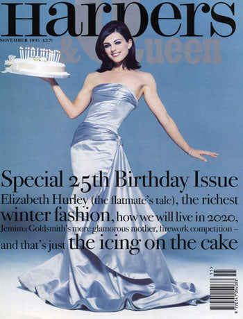 Harpers - Andre Rau - Elizabeth Hurley | Lisa Eldridge