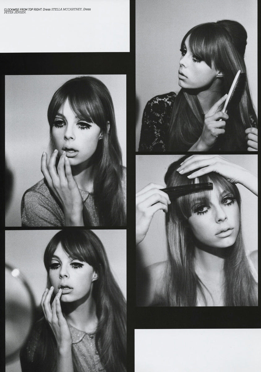Edie Campbell as Pattie Boyd for Lula | Lisa Eldridge