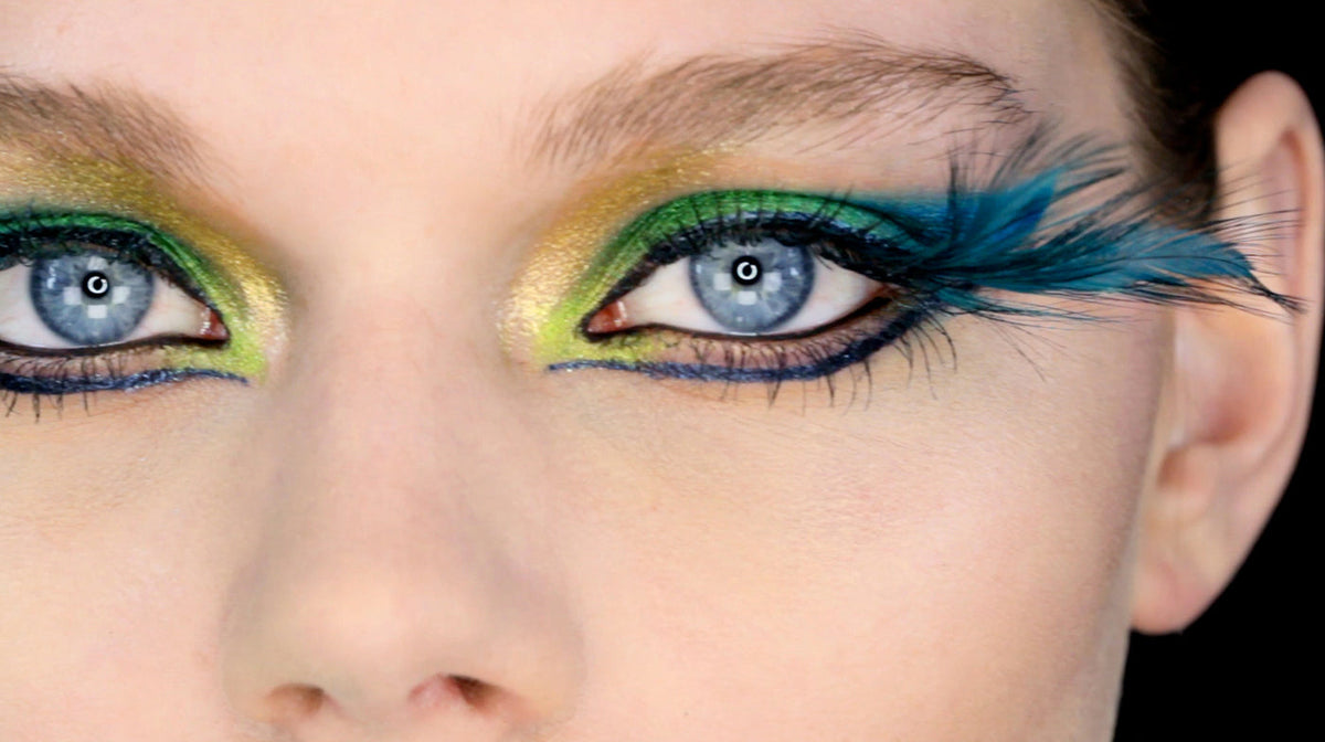 Showgirl/Fantasy Peacock Eyes | Lisa Eldridge